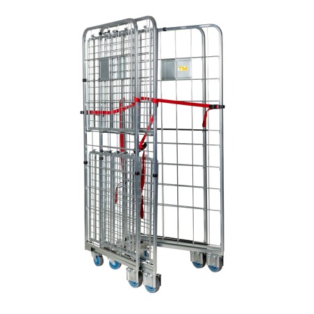 Roll conteneur 2 côtés - Transpalettemanuel.com