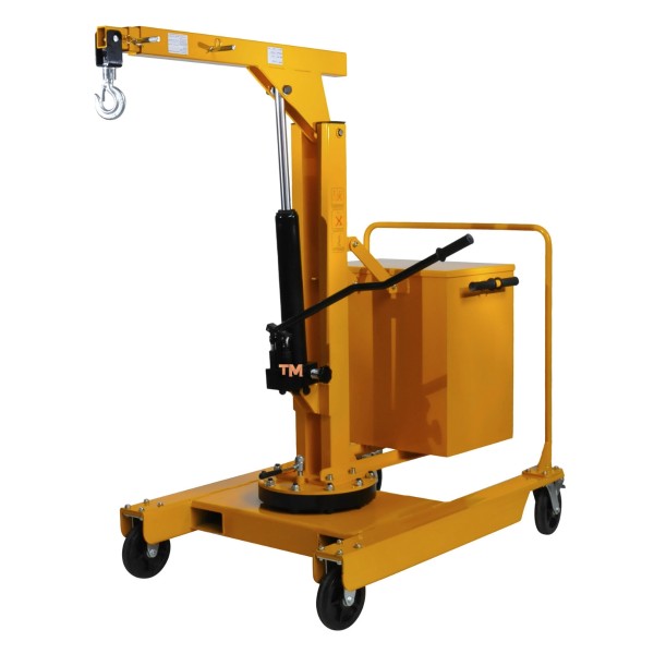 Grue rotative avec porte à faux 550 kg au meilleur prix