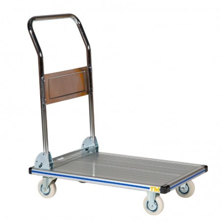 Chariot de manutention Aluminium manche rabattable 150 kg
